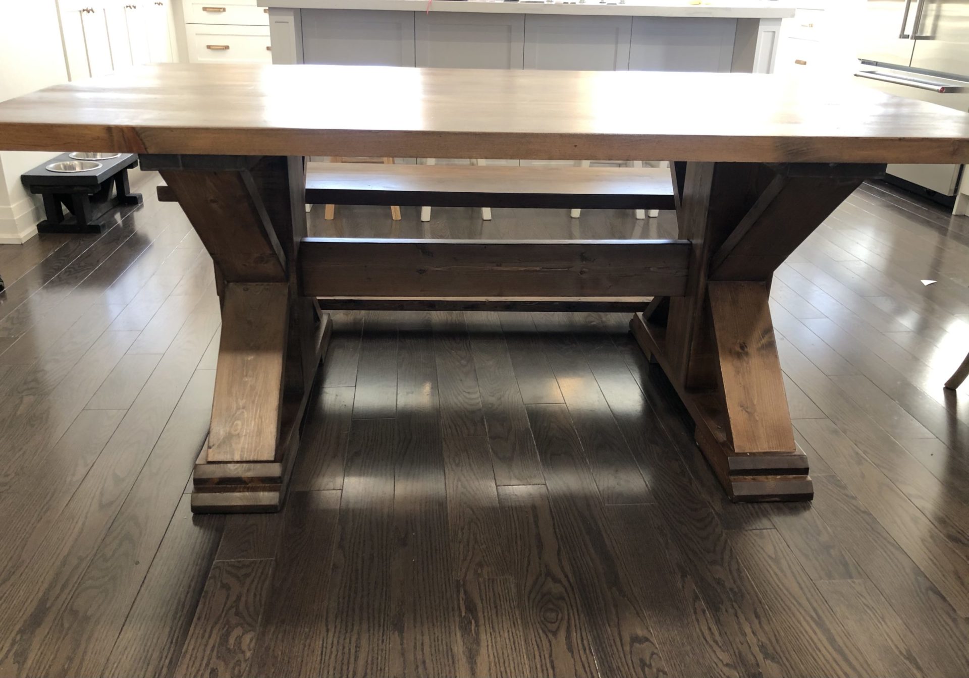 Refinishing our Family's Beautiful Custom Pine Harvest Table