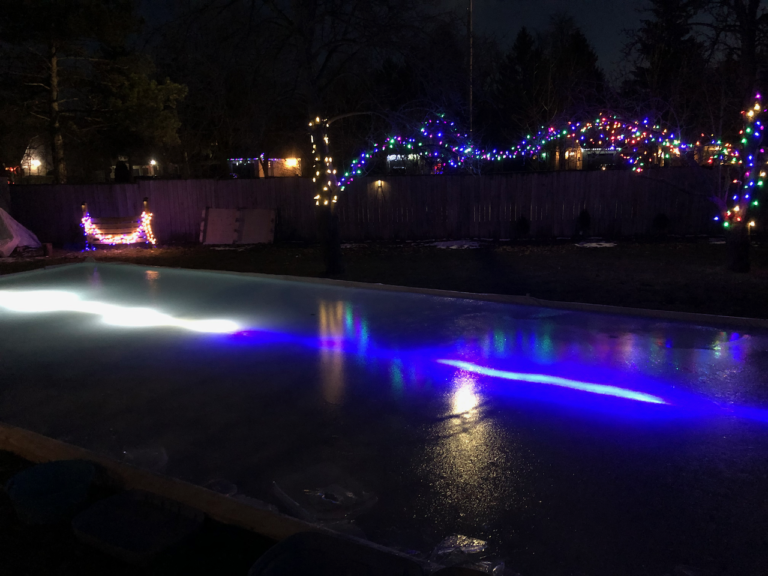 Backyard Ice Rink Lights, that will blow your mind. | Outdoor Rink Lights
